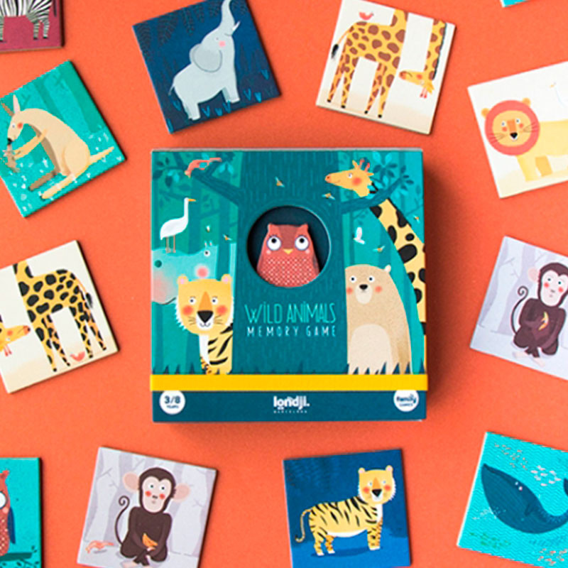 Wild Animals juego de memoria Londji - envío 24/48 h - kinuma.com ...