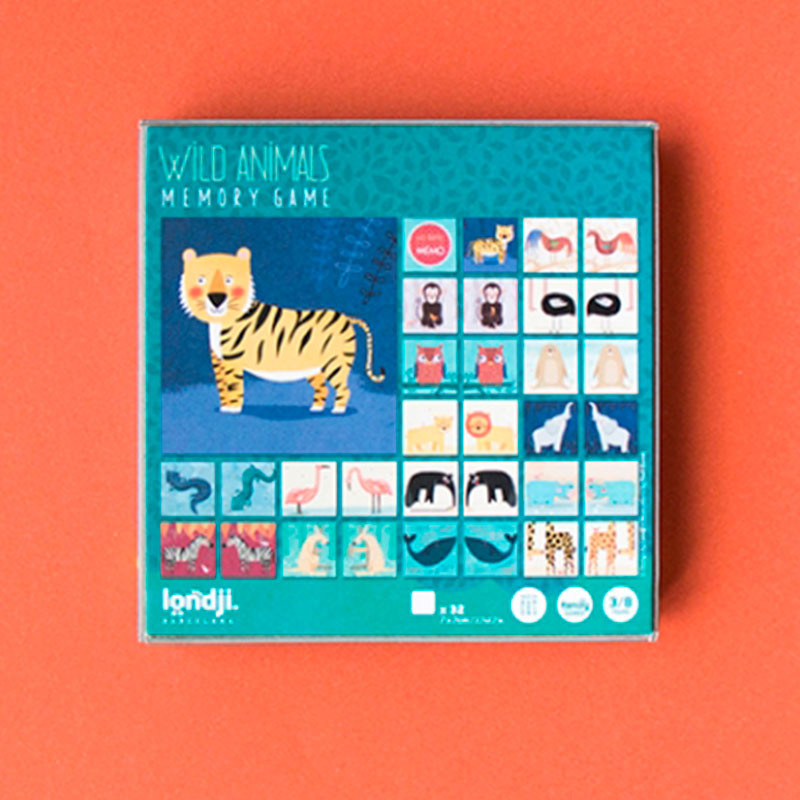 Wild Animals juego de memoria Londji - envío 24/48 h - kinuma.com ...