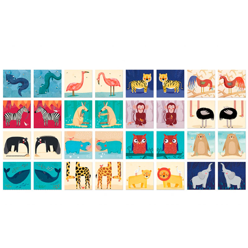 Wild Animals juego de memoria Londji - envío 24/48 h - kinuma.com ...