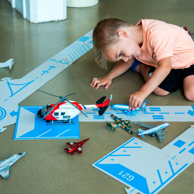 Runway aeropuerto de cartón reciclado waytoplay - envío en 24/48 horas ...