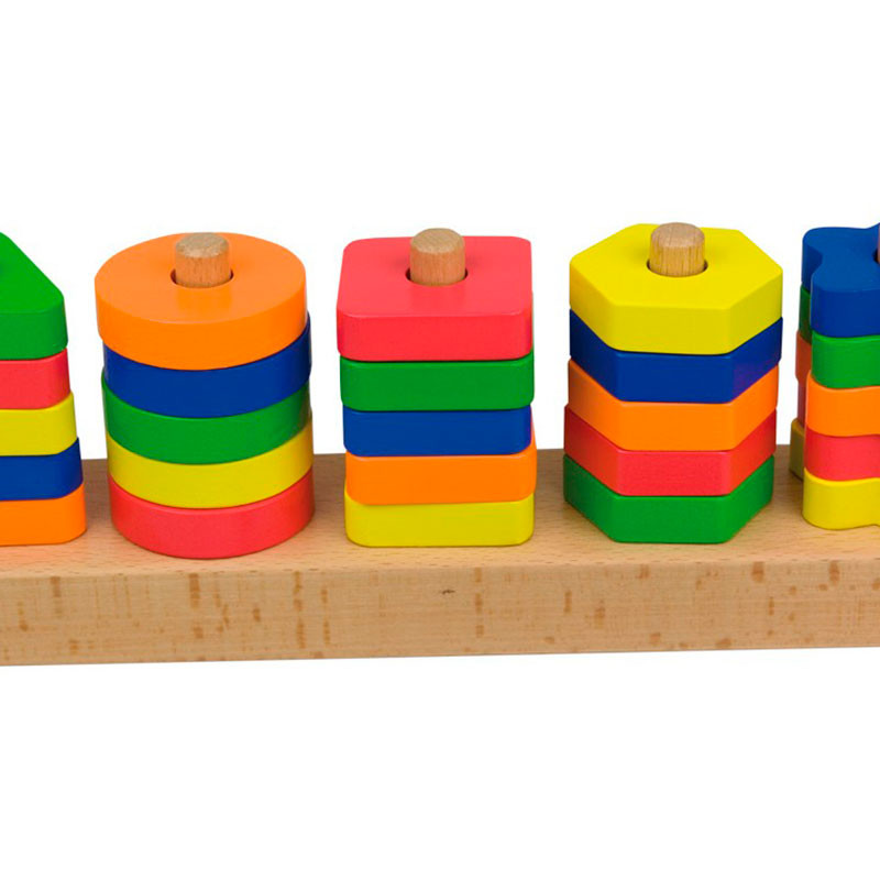 Geo String Shape juego de clasificación de madera de Andreu Toys ...