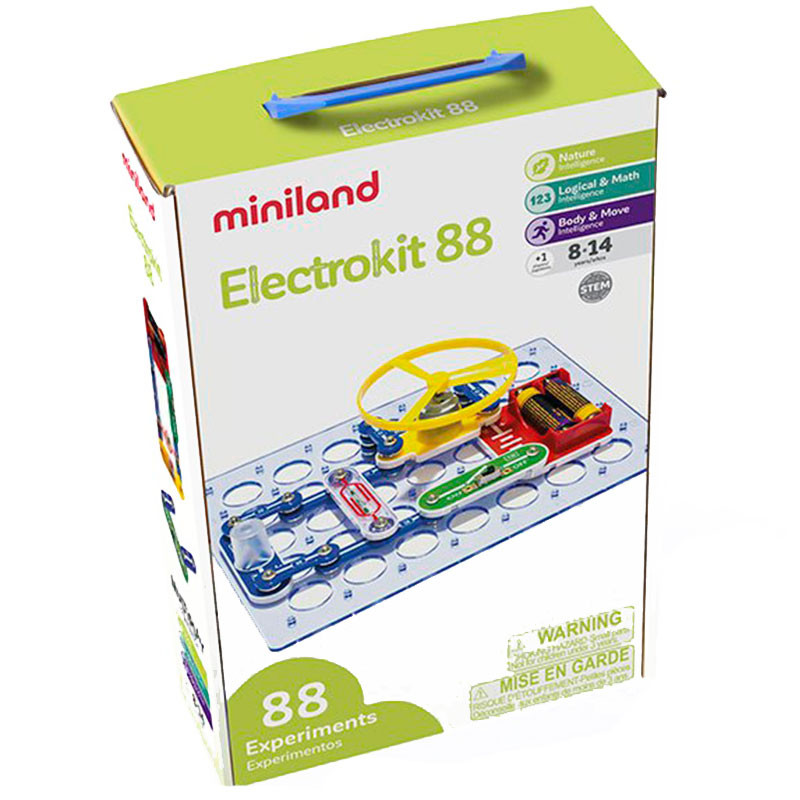 Miniland Electrokit - 88 experimentos de electrónica - envío 24/48 h ...