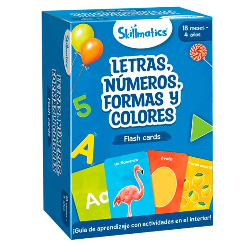 FLASH CARDS - Letras, Números, Formas y Colores de Skillmatics - envío ...