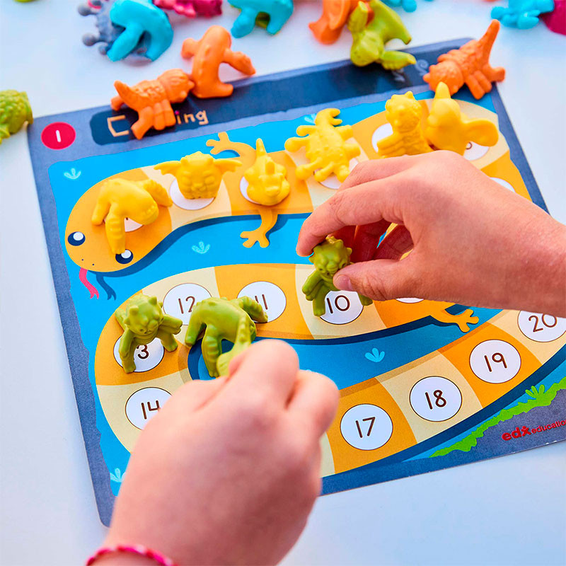 Set de actividades con monstruos para contar colores tierra de EDX ...