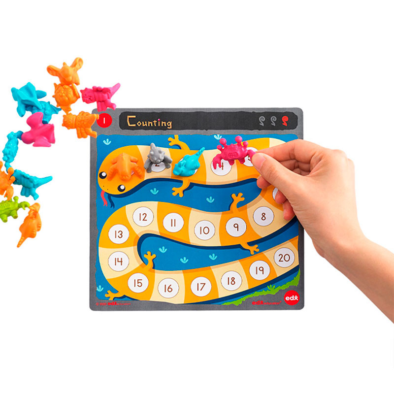 Set de actividades con monstruos para contar colores tierra de EDX ...